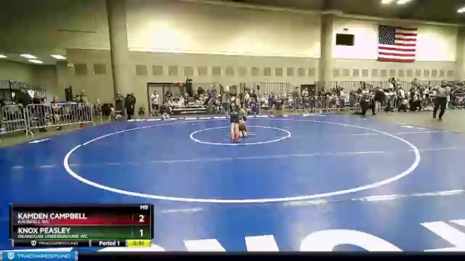 59 lbs Cons. Round 2 - Kamden Campbell, Kalispell WC vs Knox Peasley ...