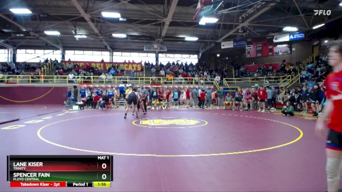 190 lbs Semifinal - Lane Kiser, Trinity vs Spencer Fain, Floyd Central