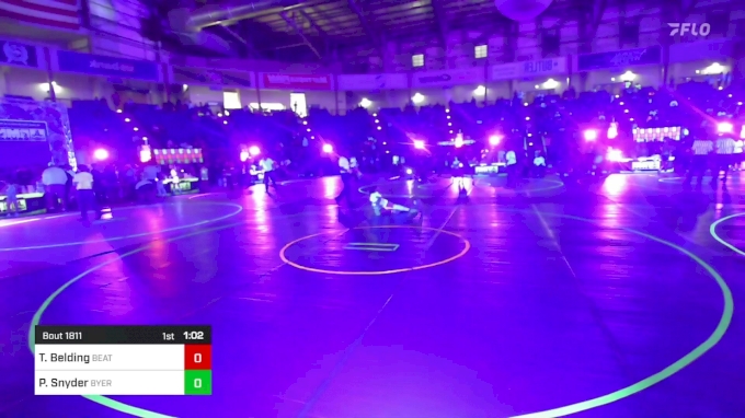 113 lbs Round Of 32 - Talon Belding, Beatrice WC vs Porter Snyder ...