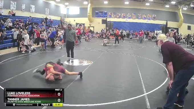 67 lbs Round 1 - Luke Loveless, Poquoson Athletic Association vs Tanner ...
