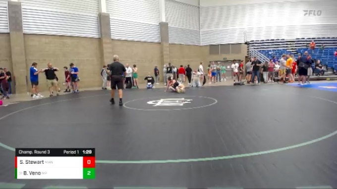 116 lbs Champ. Round 3 - Brandon Veno, Massillon Perry vs Sammy Stewart ...