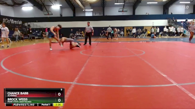 149 lbs 1st Place Match - Brock Weiss, Penn State Unattached vs Chance ...