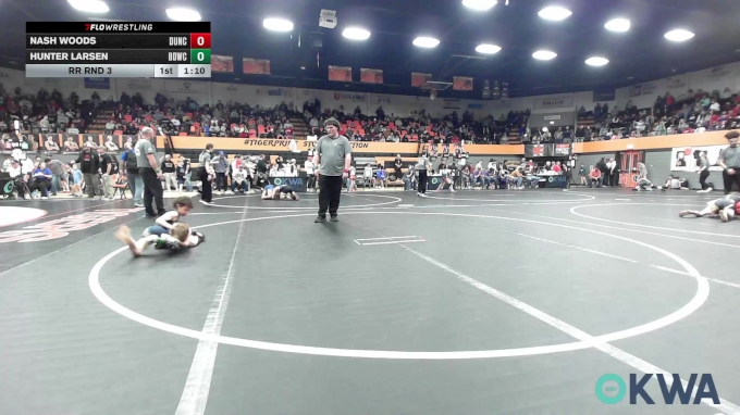 46 lbs Rr Rnd 3 - Nash Woods, Duncan Demon Wrestling vs Hunter Larsen ...