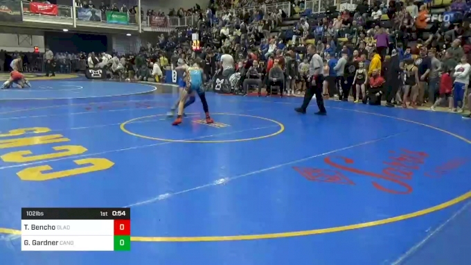 102 lbs 3rd Place - Thomas Bencho, Gladiators vs Gionno Gardner, Canon ...