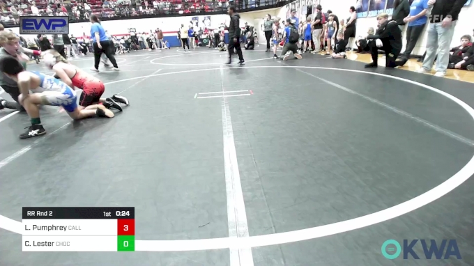 90 lbs Rr Rnd 2 - Levi Pumphrey, Carl Albert vs Caden Lester, Choctaw ...