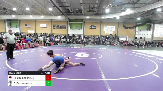 138 lbs Round Of 32 - Michael Boulanger, Milford vs Danny Carrozza ...