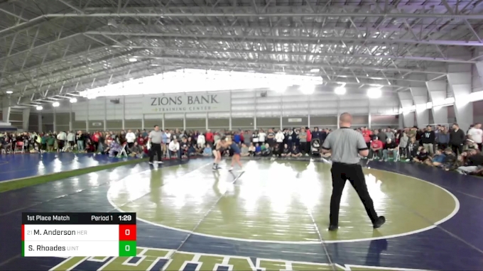 105 lbs 1st Place Match - Macie Anderson, Herriman vs Sadie Rhoades, Uintah