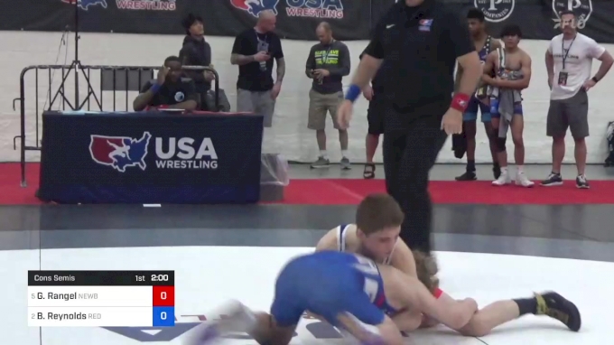 57 kg Cons Semis - Gavin Rangel, Newberg High School Wrestling vs ...