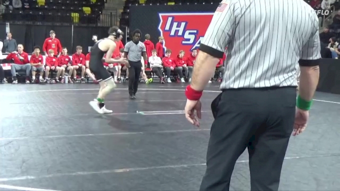 138 lbs Quarterfinal - Kyler Simons, Dowling Catholic vs Gabe Bennett ...