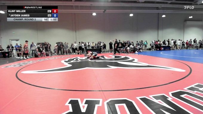 71 lbs Champ. Round 2 - Klint Miller, Steller Trained Wrestling vs ...