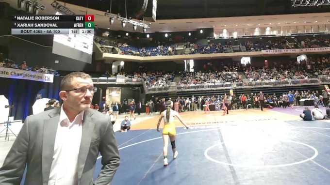 6A 100 lbs 5th Place Match - Xariah Sandoval, Wolfforth Frenship vs ...