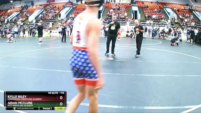 119 lbs Cons. Round 1 - Aidan McClure, Fitz Wrestling Academy vs Kylle ...