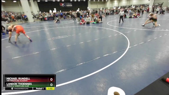 106 lbs Champ. Round 1 - Michael Rundell, The Wrestling Academy vs ...