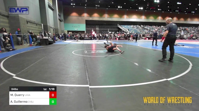 84 lbs Semifinal - Maximus Quarry, Legacy Dragons vs Ausome Guillermo ...