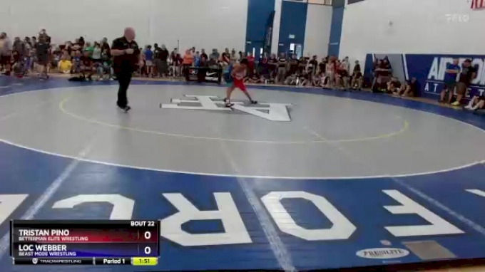 41 lbs Quarterfinal - Tristan Pino, Betterman Elite Wrestling vs Loc ...