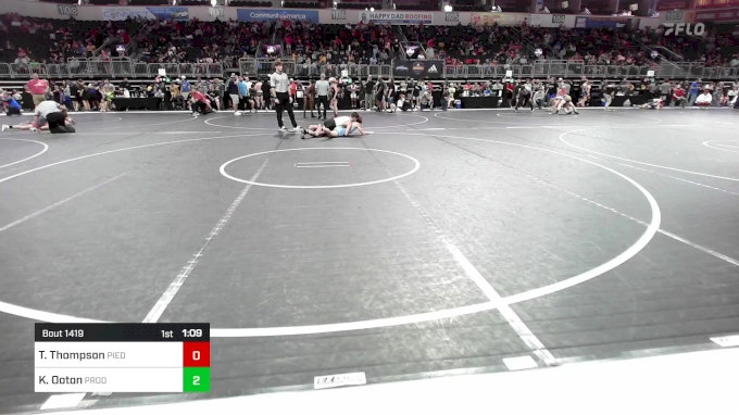 130 lbs Semifinal - Tyce Thompson, Piedmont vs Kylan Ooton, Prodigy ...