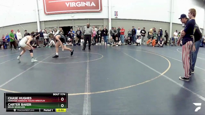 125 lbs Cons. Round 5 - Chase Hughes, Hanover Hawkeye Youth Wrestlin vs ...