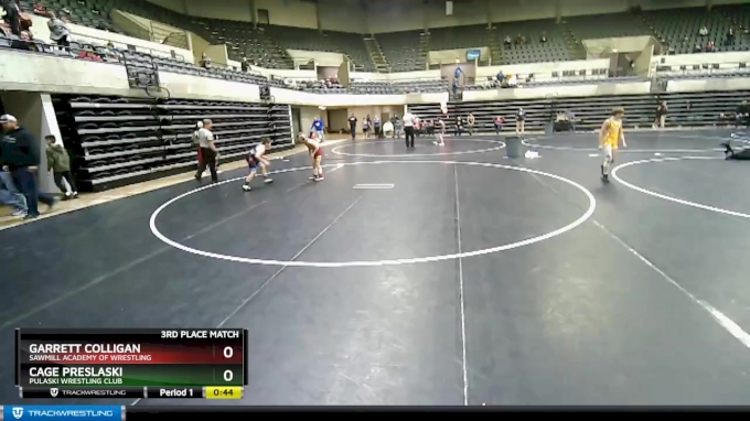 100 lbs 3rd Place Match - Cage Preslaski, Pulaski Wrestling Club vs ...