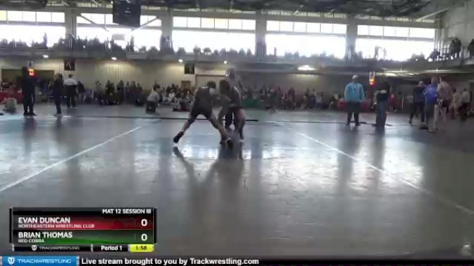 145 lbs Champ. Round 3 - Evan Duncan, Northeastern Wrestling Club vs ...