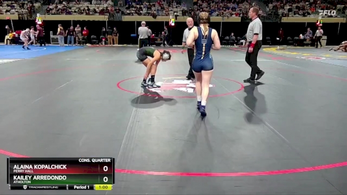 110 lbs Cons. Quarter - Kailey Arredondo, Atholton vs Alaina Kopalchick ...