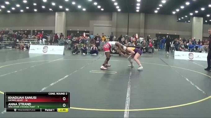 143 lbs 2nd Wrestleback (16 Team) - Khadijah Sanusi, Sacred Heart vs ...