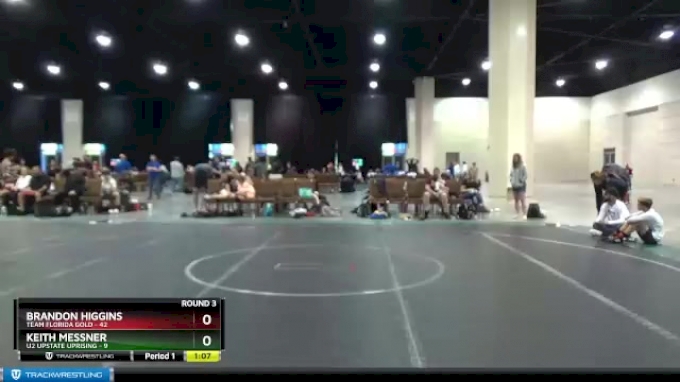 120 lbs Round 3 (6 Team) - Brandon Higgins, Team Florida Gold vs Keith ...