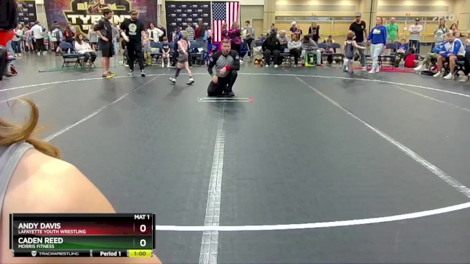 52 lbs Cons. Semi - Andy Davis, LaFayette Youth Wrestling vs Caden Reed ...