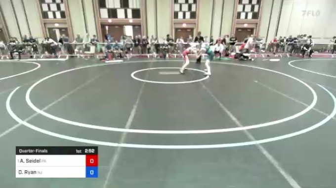 120 lbs Quarterfinal - Aaron Seidel, Pa vs Devin Ryan, Nj