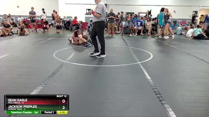 113 lbs Round 3 (8 Team) - Sean Eagle, Full Circle vs Jackson Peeples ...