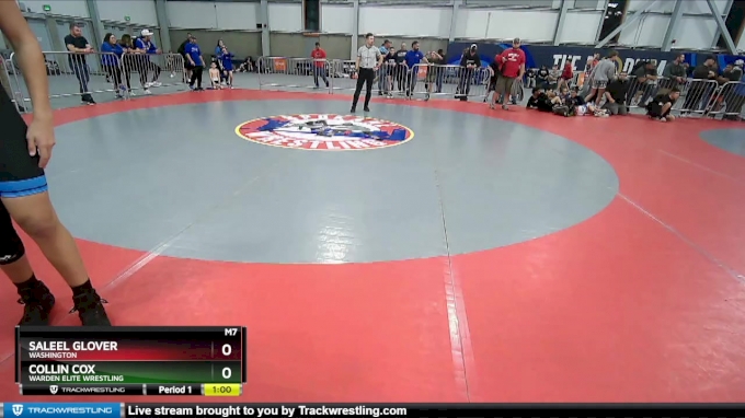 75 lbs Cons. Round 2 - Saleel Glover, Washington vs Collin Cox, Warden ...