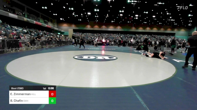 125 lbs Consi Of 8 #2 - Eliza Zimmerman, Hillcrest vs Bailey Chafin ...