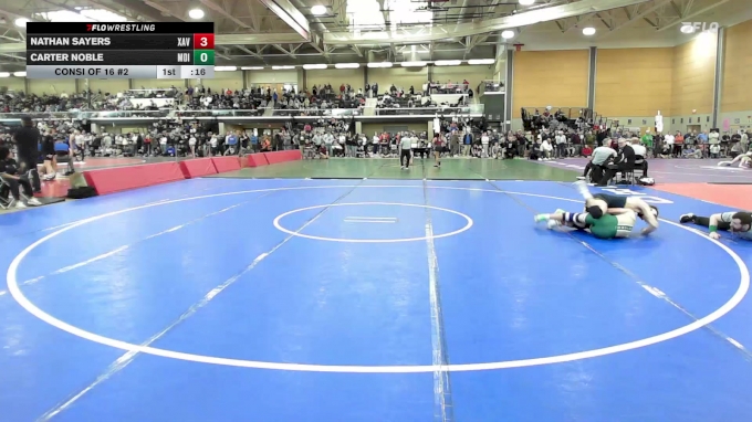 126 lbs Consi Of 16 #2 - Nathan Sayers, Xaverian vs Carter Noble, Mount ...