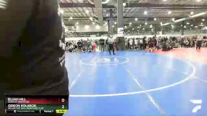 130 lbs Champ. Round 1 - Elijah Hill, Rakoczy Wrestling vs Gideon ...