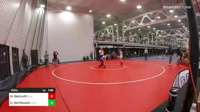 83 lbs Consolation - Maverick Beckwith, Gorilla Grapplers vs Quinton ...