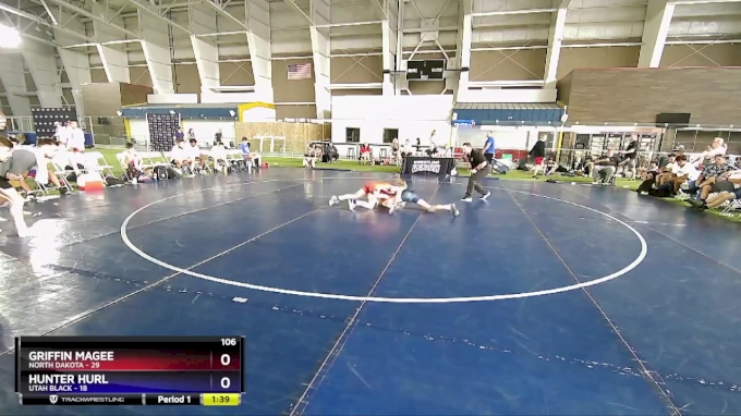 106 lbs 2nd Wrestleback (16 Team) - Griffin Magee, North Dakota vs ...