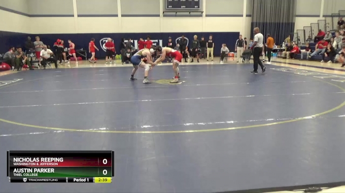 149 lbs Semifinal - Austin Parker, Thiel College vs Nicholas Reeping ...