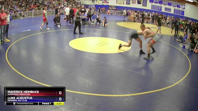 165 lbs Semifinal - Maverick Heimbuck, Scappoose Wrestling vs Luke ...