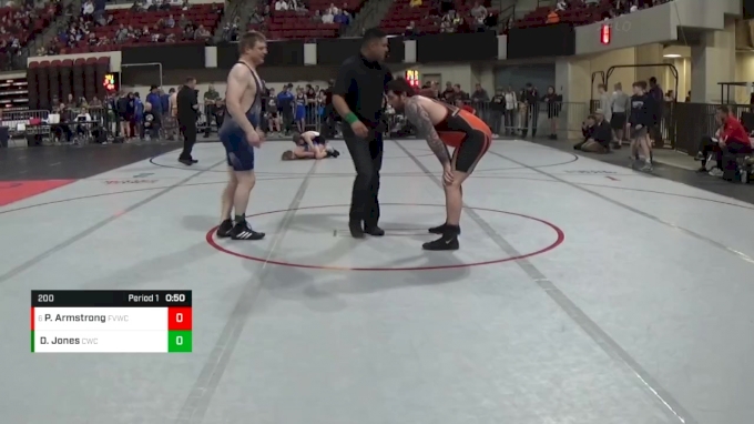 200 lbs Semifinal - Payden Armstrong, Flathead Valley Wrestling Club vs ...