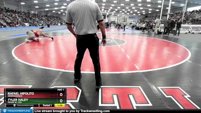 165 lbs Semifinal - Rafael Hipolito, Independence vs Tyler Haley, Frank ...