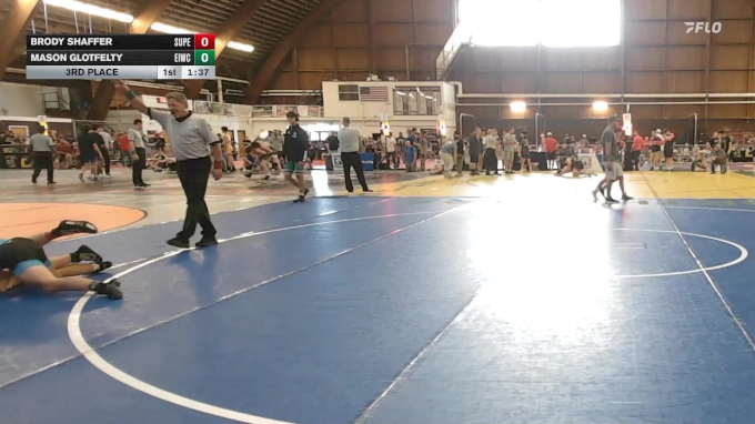 130 lbs 3rd Place - Brody Shaffer, Superior vs Mason Glotfelty, Eiwc