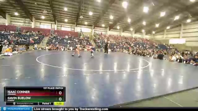 112 lbs 1st Place Match - Isaac Conner, Oregon vs Gavin Buelow, Hawaii