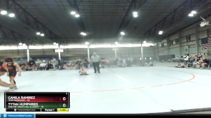 54 lbs Finals (8 Team) - Camila Ramirez, Team Renegade vs Tytan ...