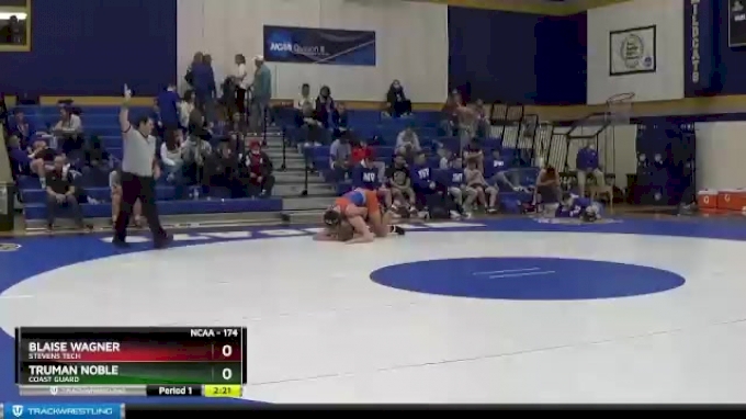 174 lbs Cons. Round 2 - Truman Noble, Coast Guard vs Blaise Wagner ...