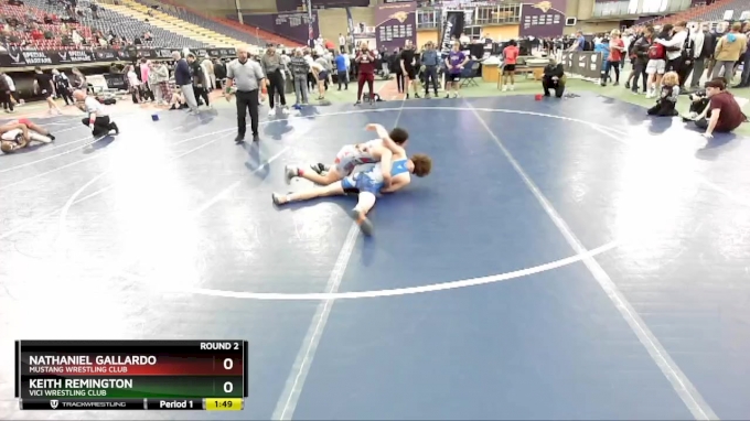 149-155 lbs Round 2 - Nathaniel Gallardo, Mustang Wrestling Club vs ...