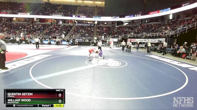 I-138 lbs Cons. Round 2 - William Wood, Brockport vs Quentin Getzin, Ithaca