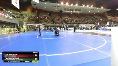 85 lbs Champ. Round 1 - Zayden Taylor, Elk Grove Wrestling Academy vs ...