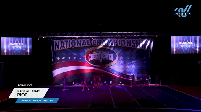 Rage All Stars - Riot [2024 L3.2 Junior - PREP - D2 Day 1] 2024 Cheer ...