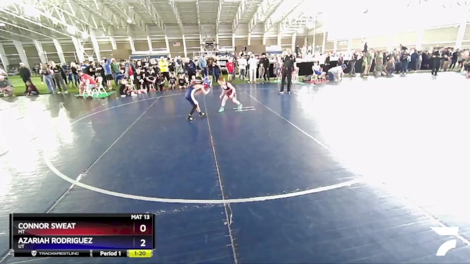 70 lbs Semifinal - Connor Sweat, MT vs Azariah Rodriguez, UT
