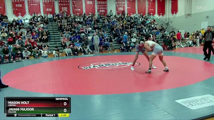 165 lbs Semifinal - Javani Majoor, Falcon vs Mason Holt, Uintah