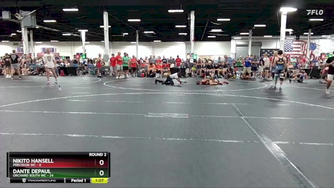 126 lbs Round 2 (6 Team) - Nikito Hansell, Precision WC vs Dante DePaul ...